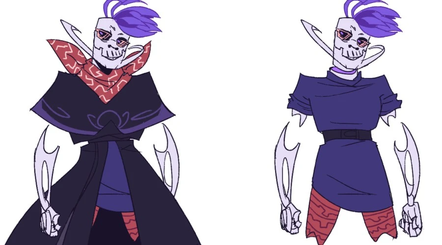 Skeleton Persona Concepts – Jennifer Reuter Illustration