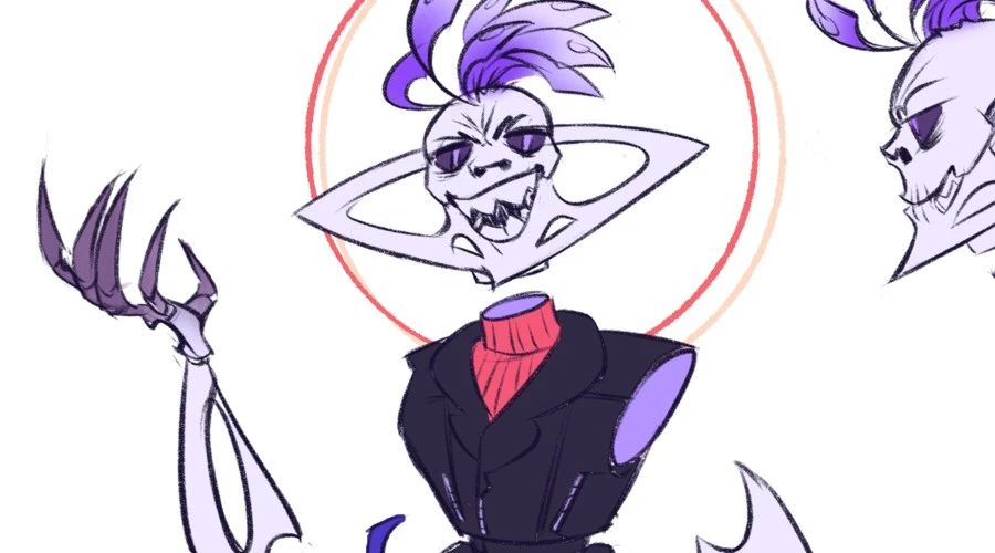 Profile - skeleton persona – Jennifer Reuter Illustration