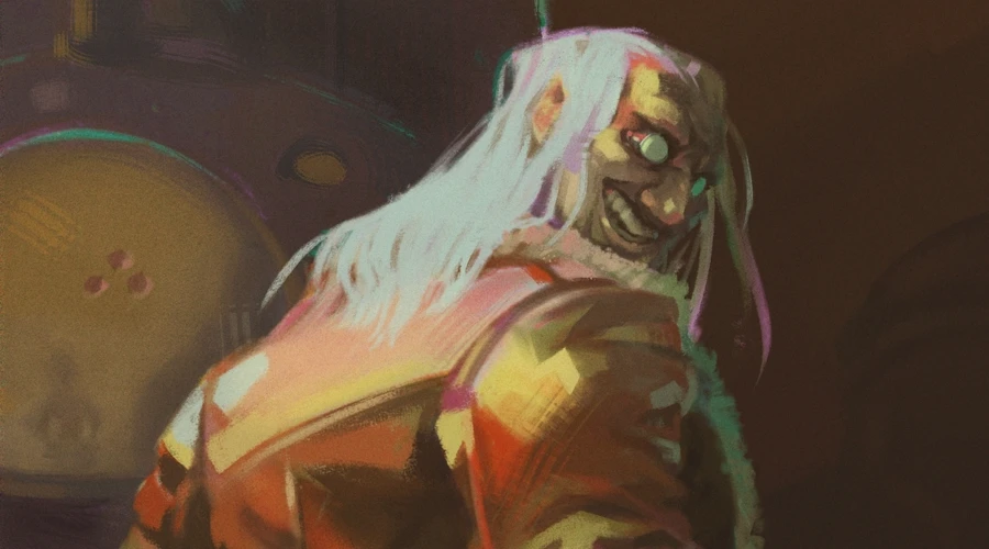 Batou Portrait – Jennifer Reuter Illustration